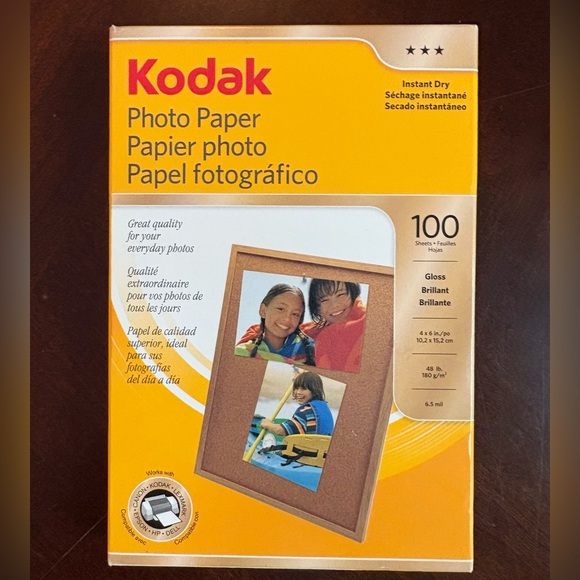 Kodak | Cameras, Photo & Video | Nwt Kodak Photo Paper 4 X 6 0 Sheets ...